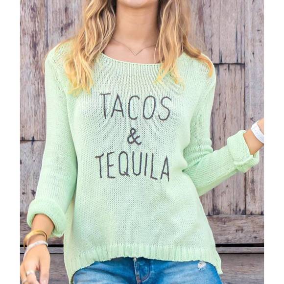 Wooden Ships | Sweaters | New Wooden Ships Taco Tequila Crew Cotton ...